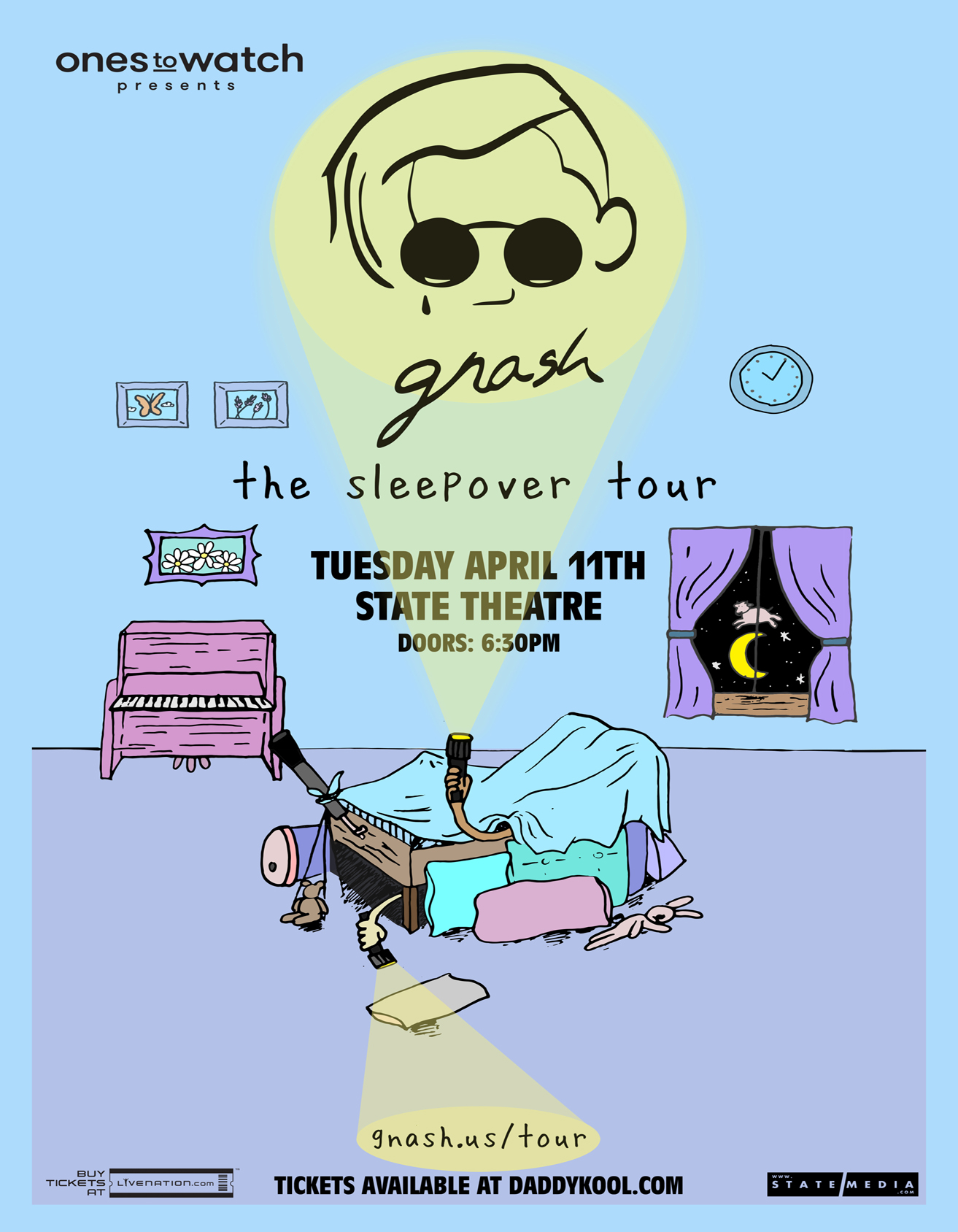 TICKET GIVEAWAY: gnash - the sleepover tour w/ Sweater Beats, MAX, Imad ...