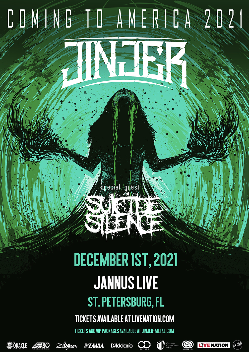 PREVIEW — JINJER (Ukrainian Progressive Metal) Orlando & Tampa Dates ⋆ ...