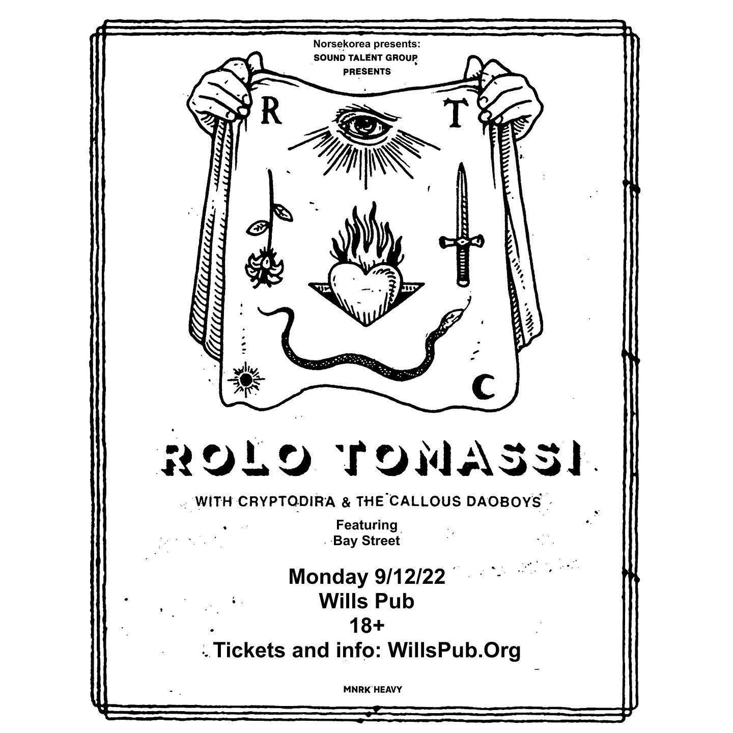 GIVEAWAY — Rolo Tomassi (UK) at Wills Pub (Sep 12) ⋆ Shows I Go To | 🎤 ...