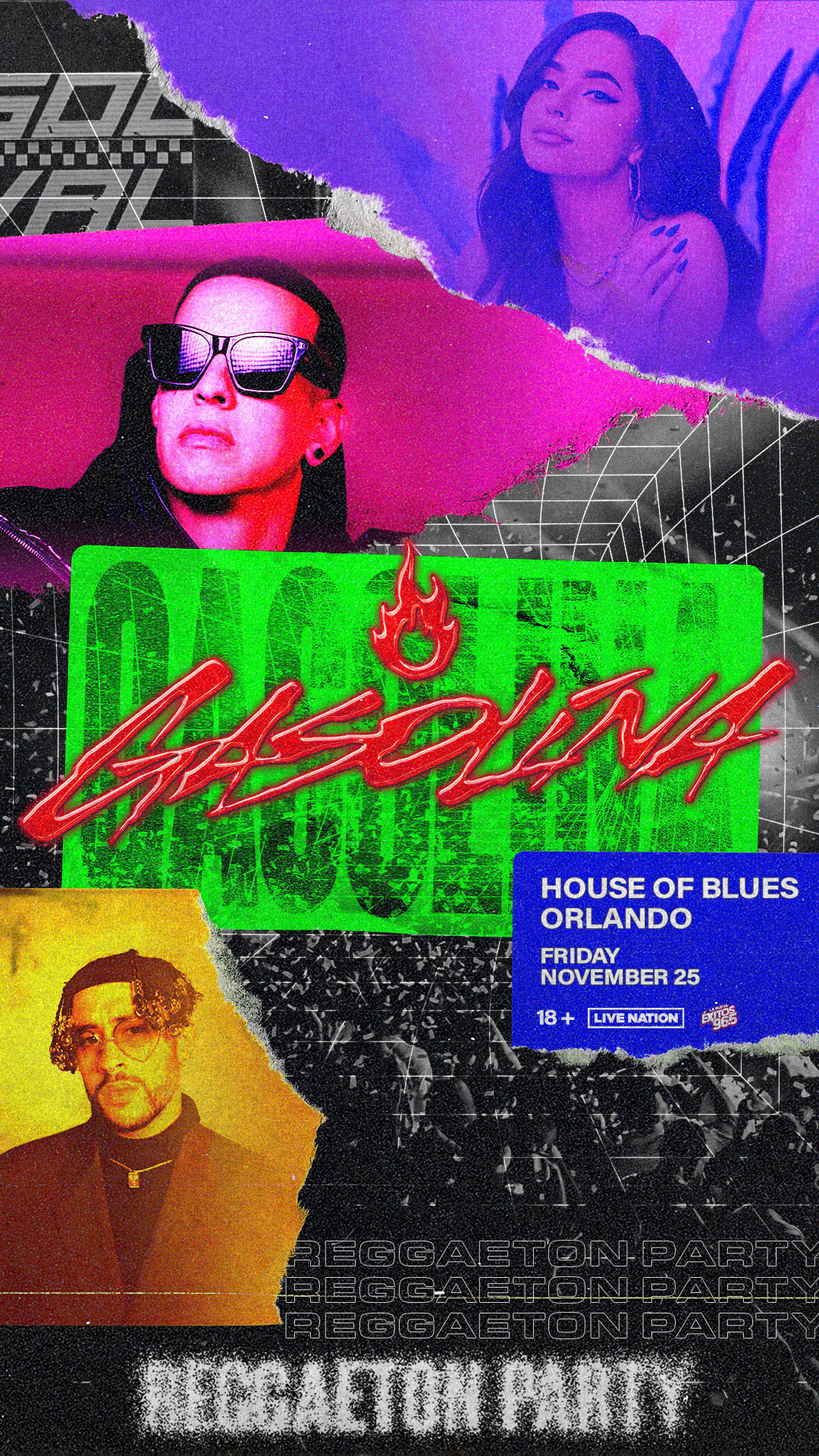 GIVEAWAY — Gasolina Party [Reggaetón + Latin Night] at House Of Blues ...