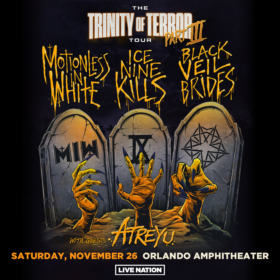 GIVEAWAY — Trinity Of Terror Tour at Orlando Amp (Nov 26) ⋆ Shows I Go ...