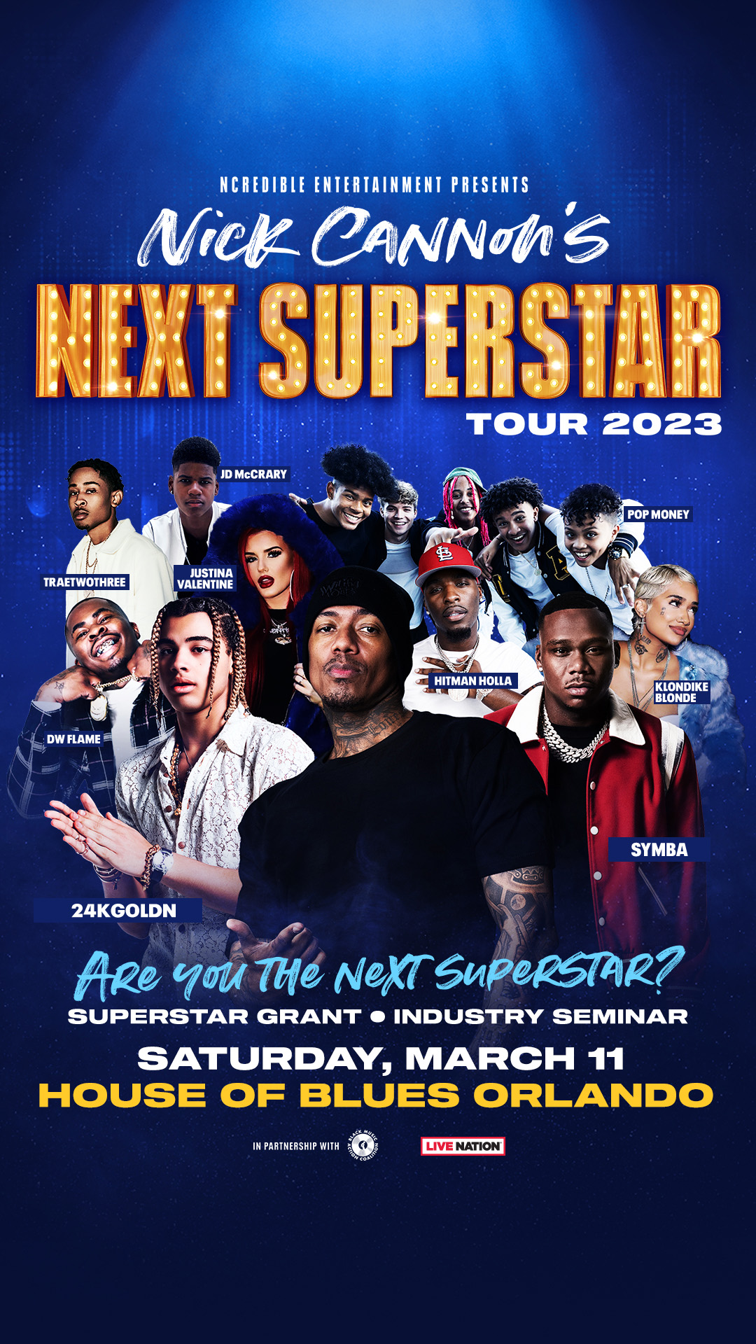 FREE GUEST LIST — Nick Cannon's Next Superstar at House Of Blues ...