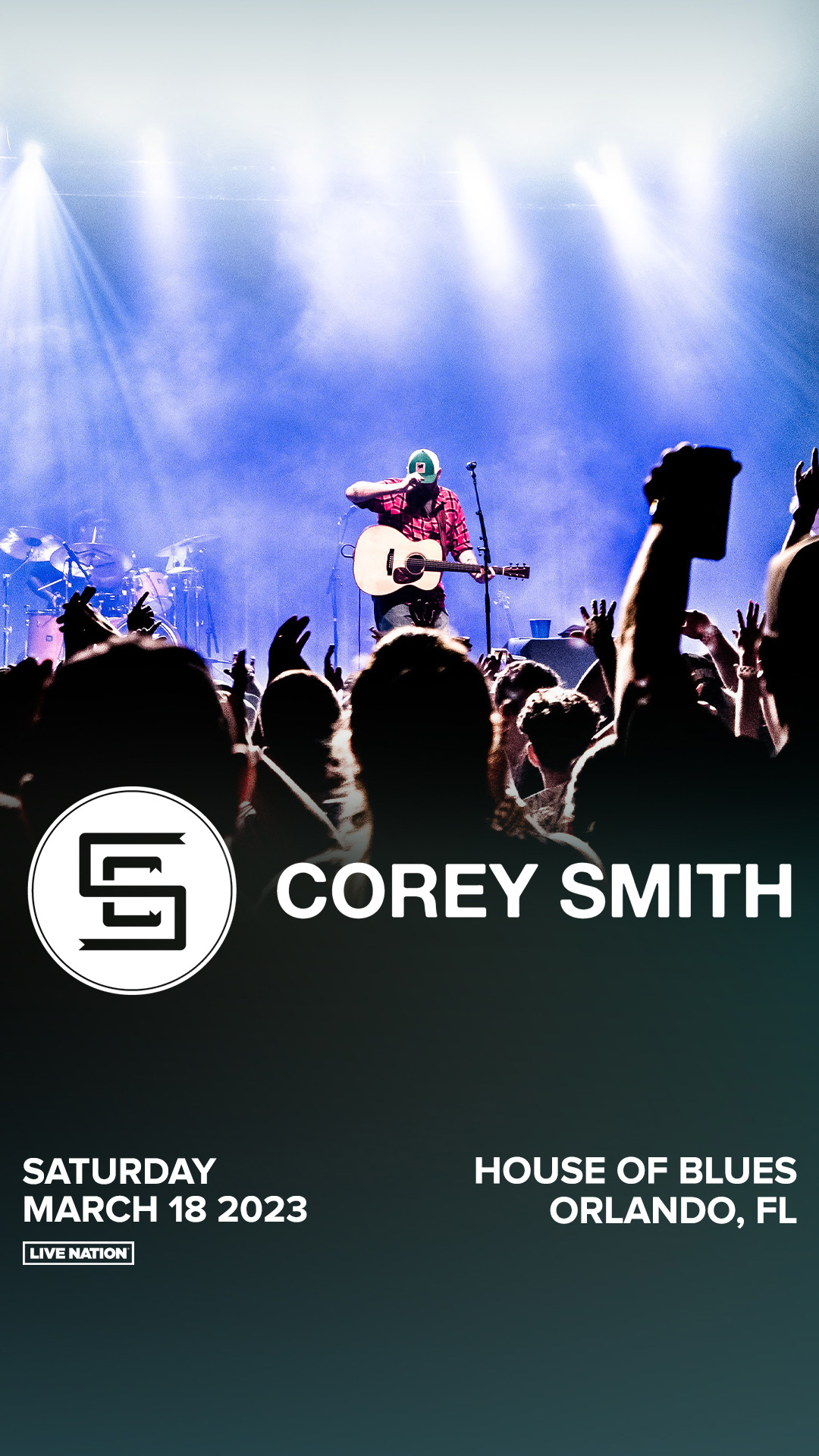 GIVEAWAY — Corey Smith at House Of Blues Orlando (March 18) ⋆ Shows I ...