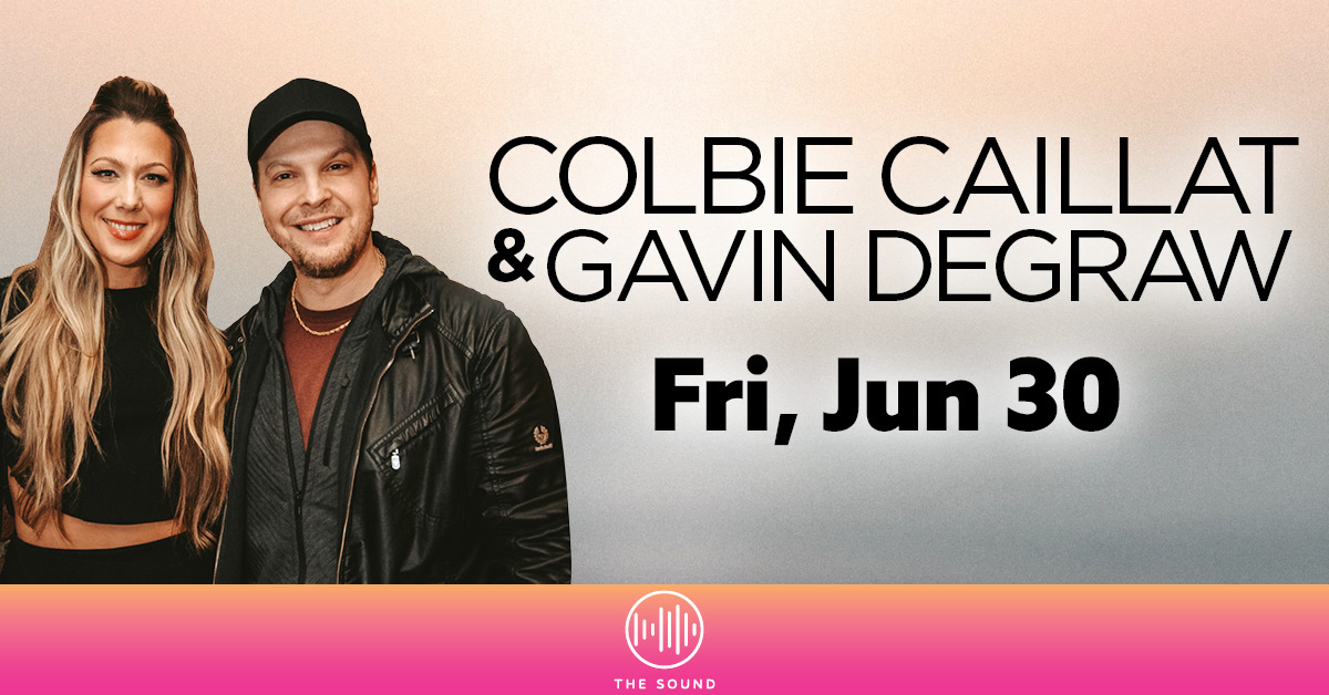 GIVEAWAY — Colbie Caillat & Gavin DeGraw at The Sound (Coachman Park ...