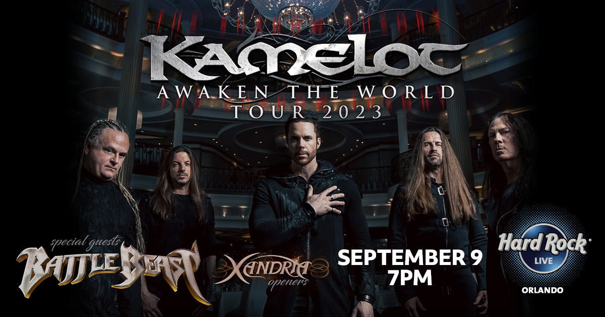 GIVEAWAY — Kamelot w/ Battle Beast at Hard Rock Live Orlando (Sep 09) ⋆ ...