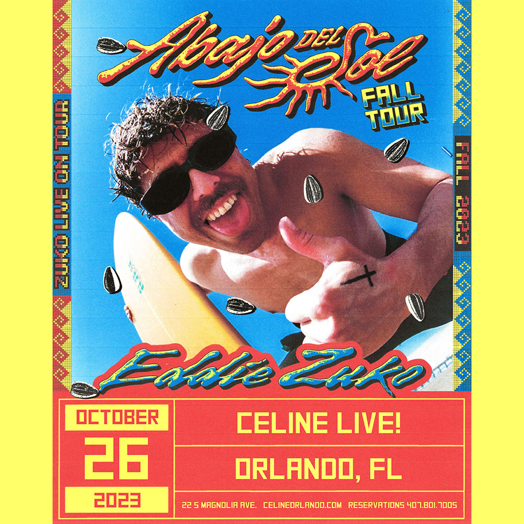 GIVEAWAY — Eddie Zuko at Celine Orlando (Oct 26) ⋆ Shows I Go To | 🎤 ...
