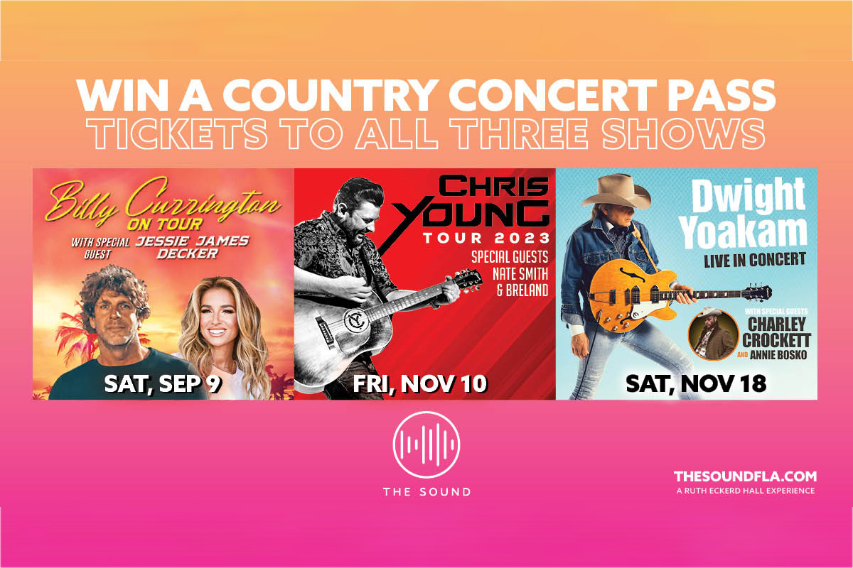 COUNTRY SOUNDS GIVEAWAY — 3 Country Shows at The Sound: Billy ...