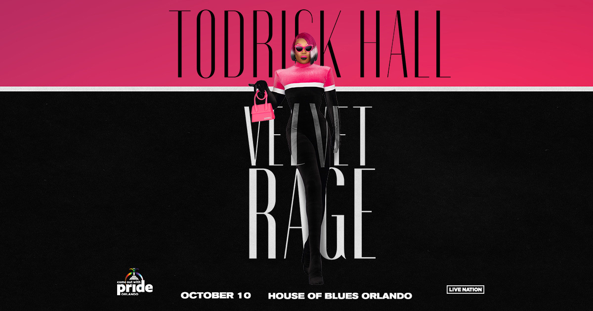 GIVEAWAY — Todrick Hall at House Of Blues Orlando (Oct 10) ⋆ Shows I Go ...