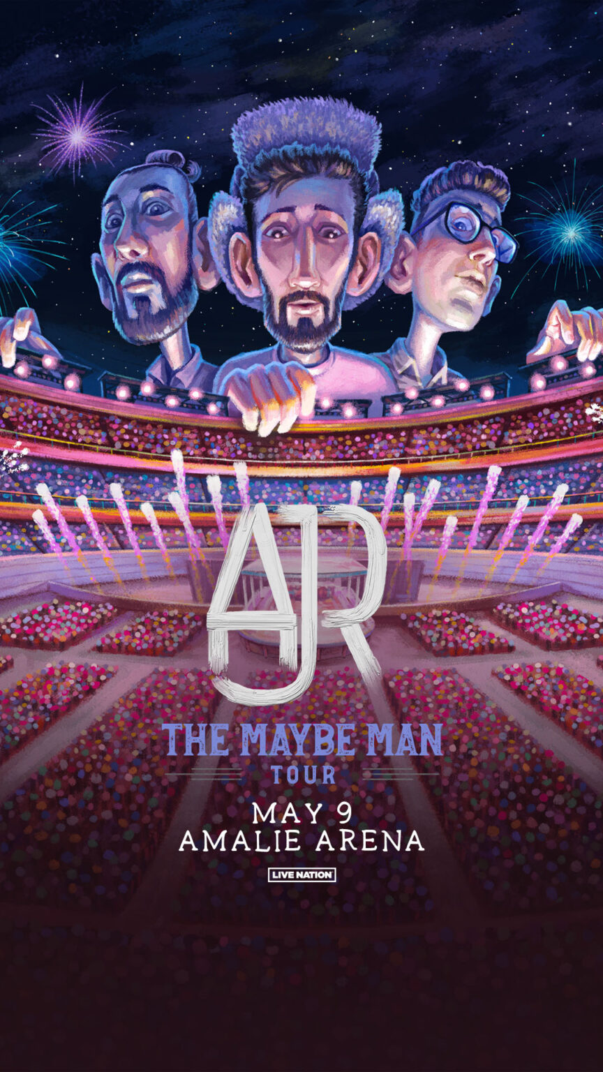 2X GIVEAWAY — AJR (2 Shows) — Amalie Arena Tampa (May 09) + Kia Center ...