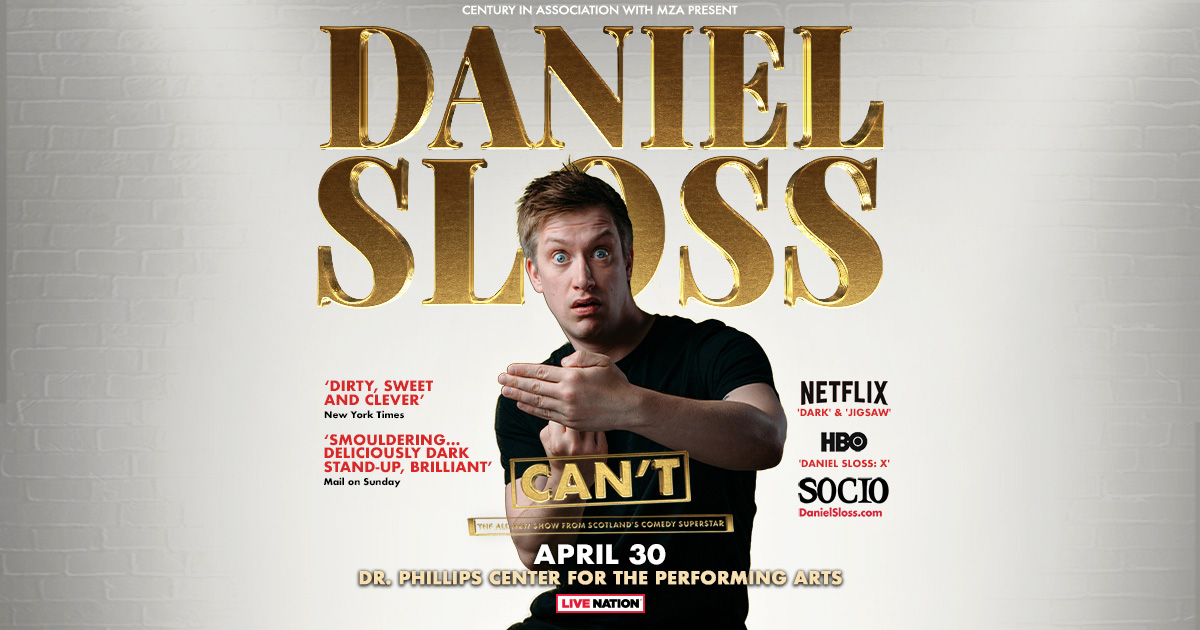 GIVEAWAY — Daniel Sloss (Scottish Comedian) at Dr. Phillips Center ...