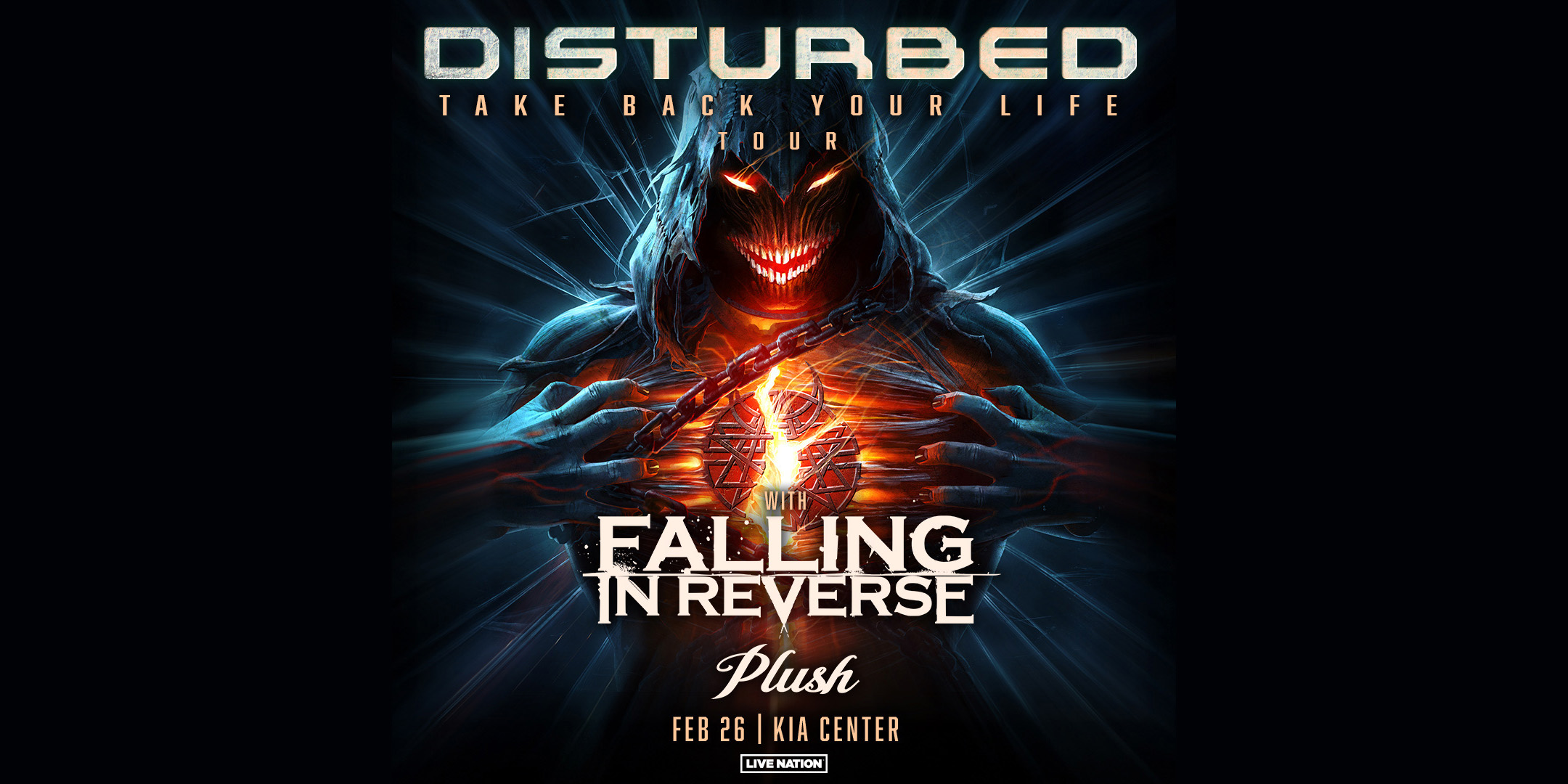 GIVEAWAY — Disturbed w/ Falling In Reverse at Kia Center Orlando (Feb ...