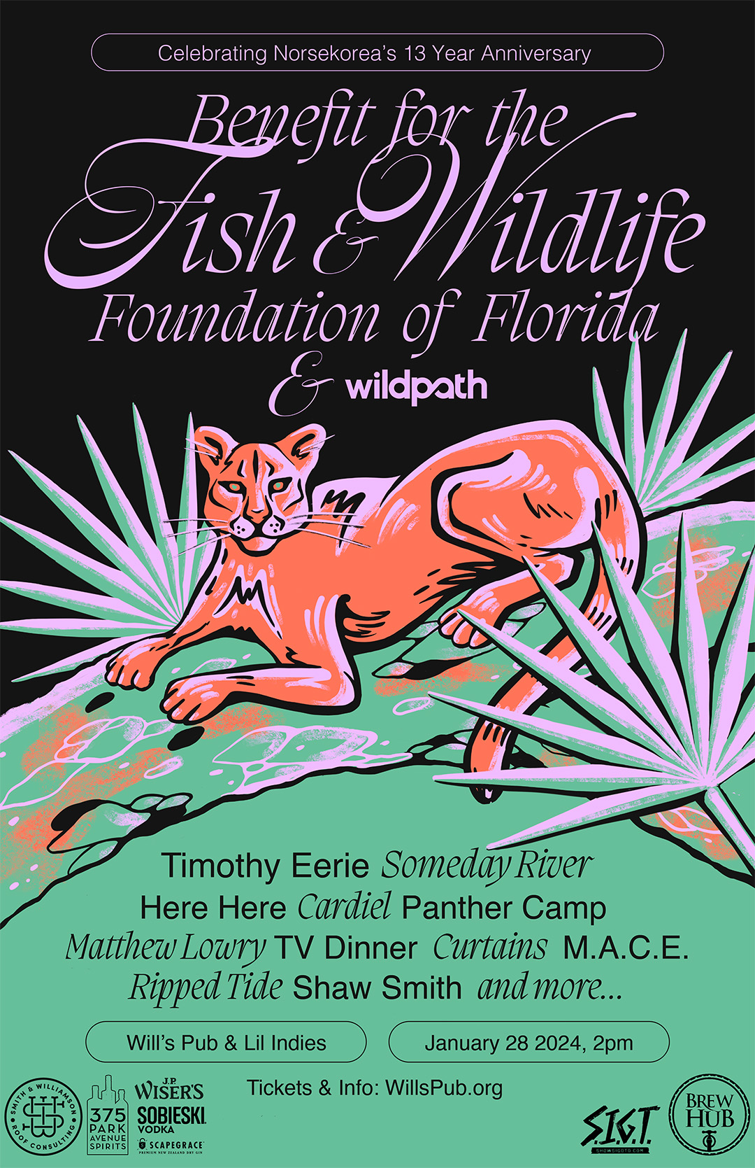 BENEFIT — Norsekorea's 13th Anniversary benefitting the Fish & Wildlife ...