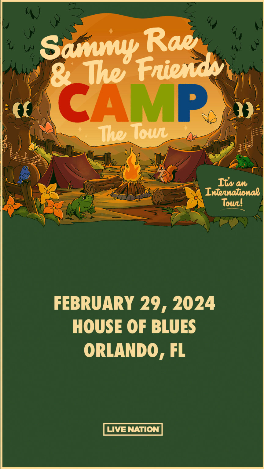 GIVEAWAY — Sammy Rae & The Friends at HOB Orlando (Feb 29) ⋆ Shows I Go ...