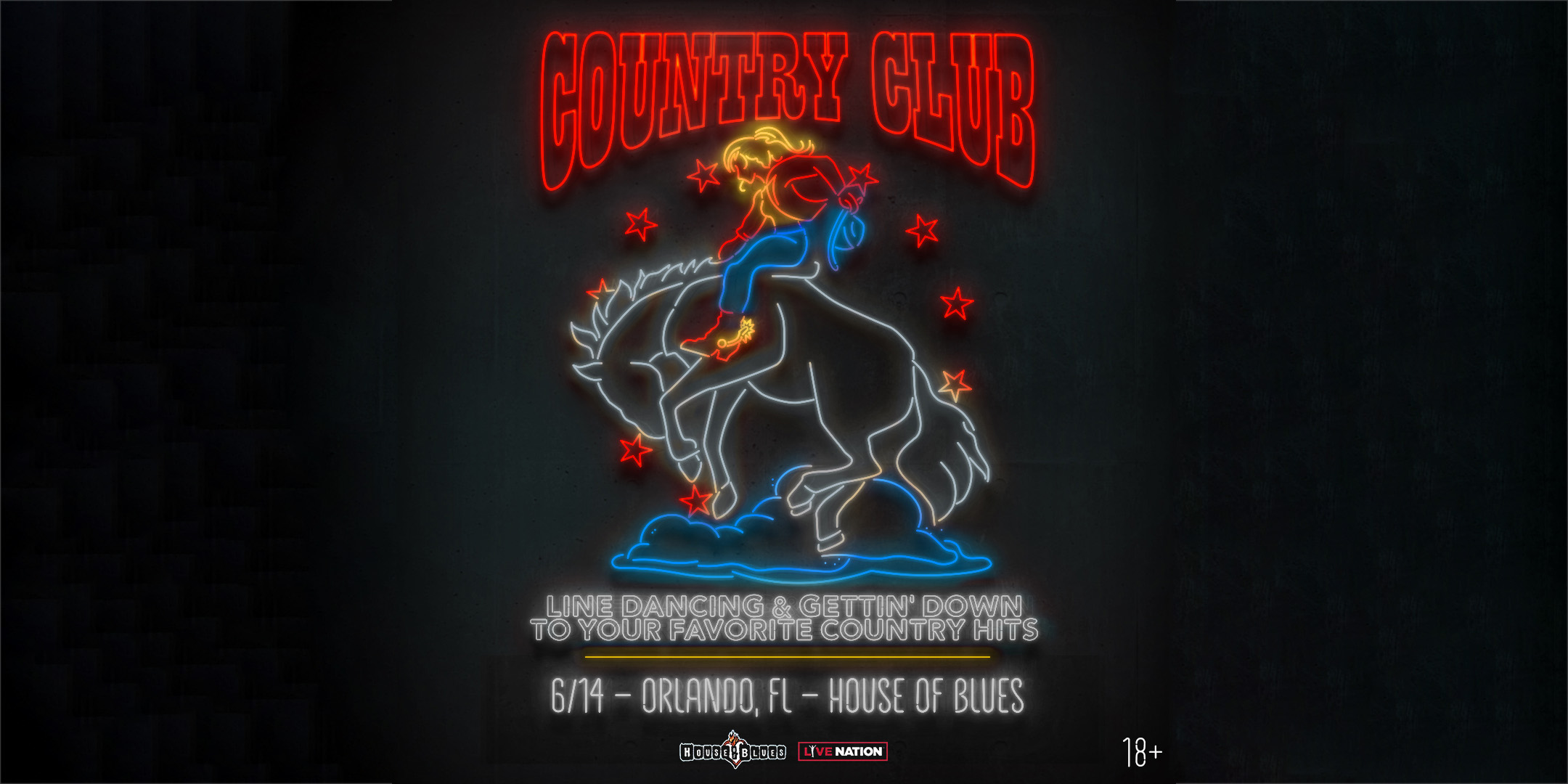 GIVEAWAY — Country Club "Country Music Themed Dance Party" at HOB ...