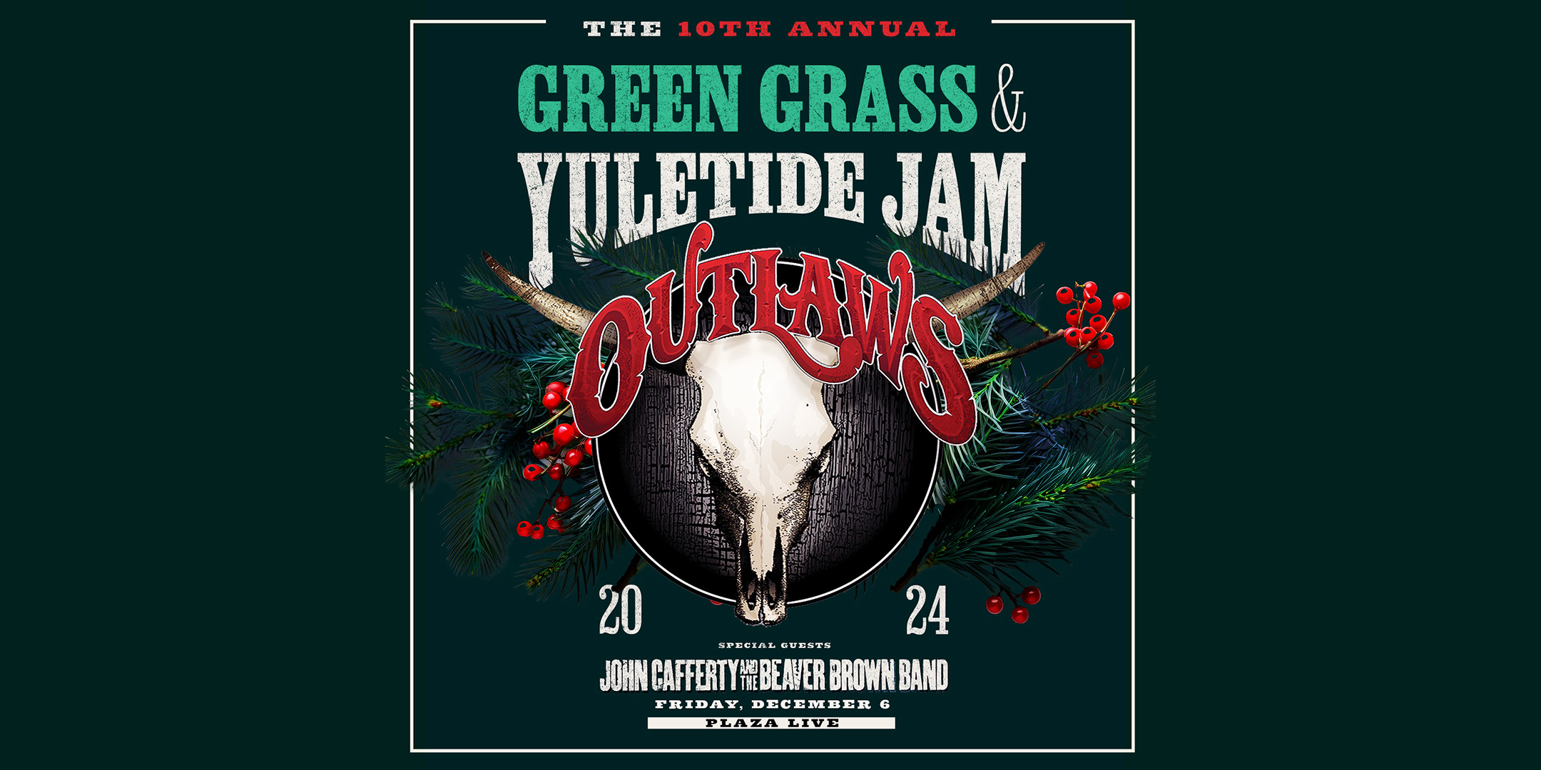 GIVEAWAY — Outlaws (10th Annual Green Grass & Yuletide Jam) at Plaza Live Orlando (Dec 6) ⋆ ...