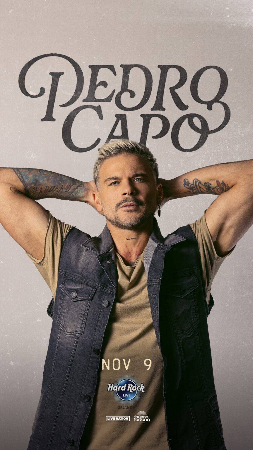 CONCURSO — Pedró Capó at Hard Rock Orlando (Nov 9) ⋆ Shows I Go To | 🎤 ...