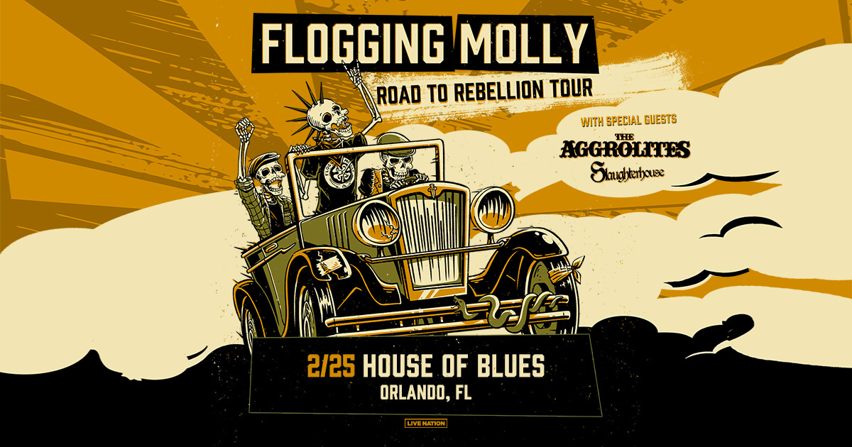 GIVEAWAY — Flogging Molly at House of Blues (Feb 25) ⋆ Shows I Go To ...