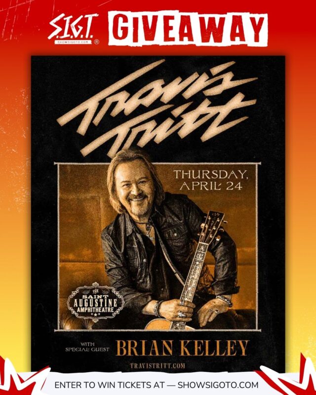 GIVEAWAY — Travis Tritt at St. Augustine Amp (Apr 24) ⋆ Shows I Go To ...
