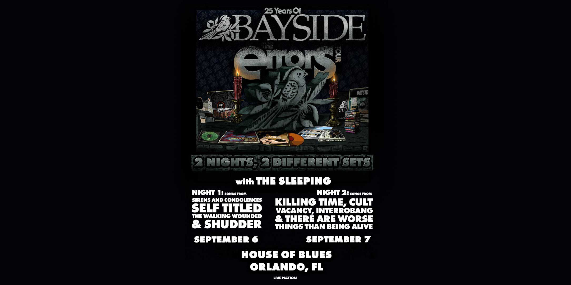 2X GIVEAWAY — Bayside at House Of Blues Orlando (Sep 6 & 7) ⋆ Shows I ...