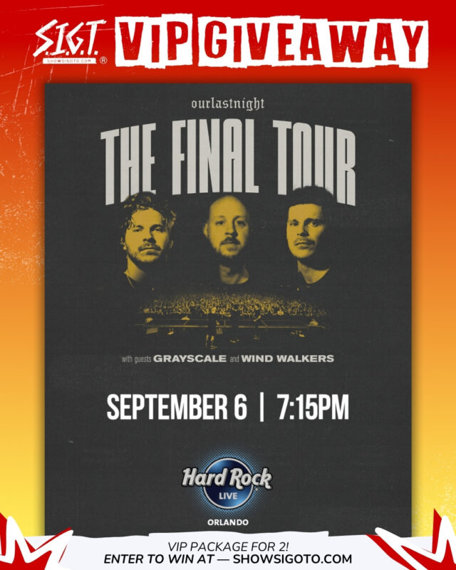 VIP GIVEAWAY — Our Last Night at Hard Rock Live Orlando (Sep 6) ⋆ Shows ...