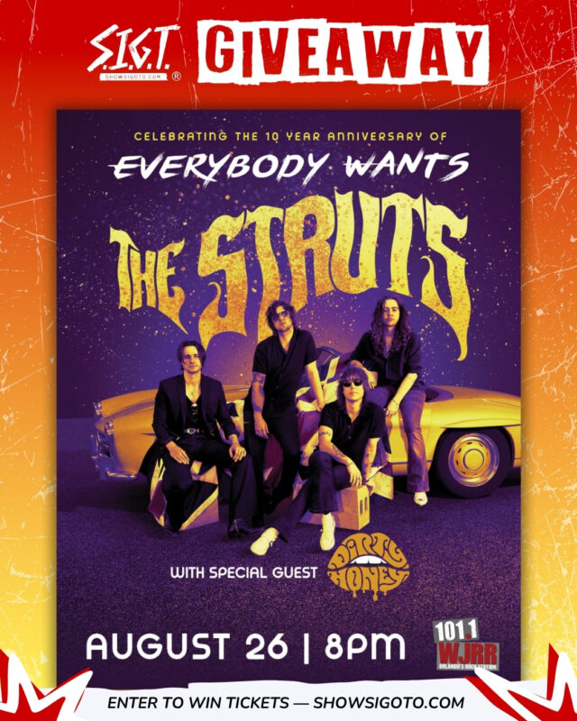 GIVEAWAY — The Struts w/ Dirty Honey at Hard Rock Orlando (Aug 26) ⋆ ...