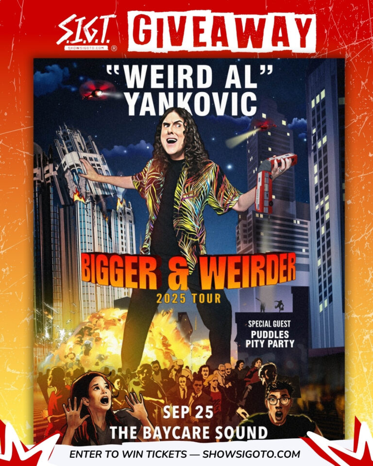 GIVEAWAY — Weird Al Yankovic at The BayCare Sound in Clearwater (Sep 25 ...